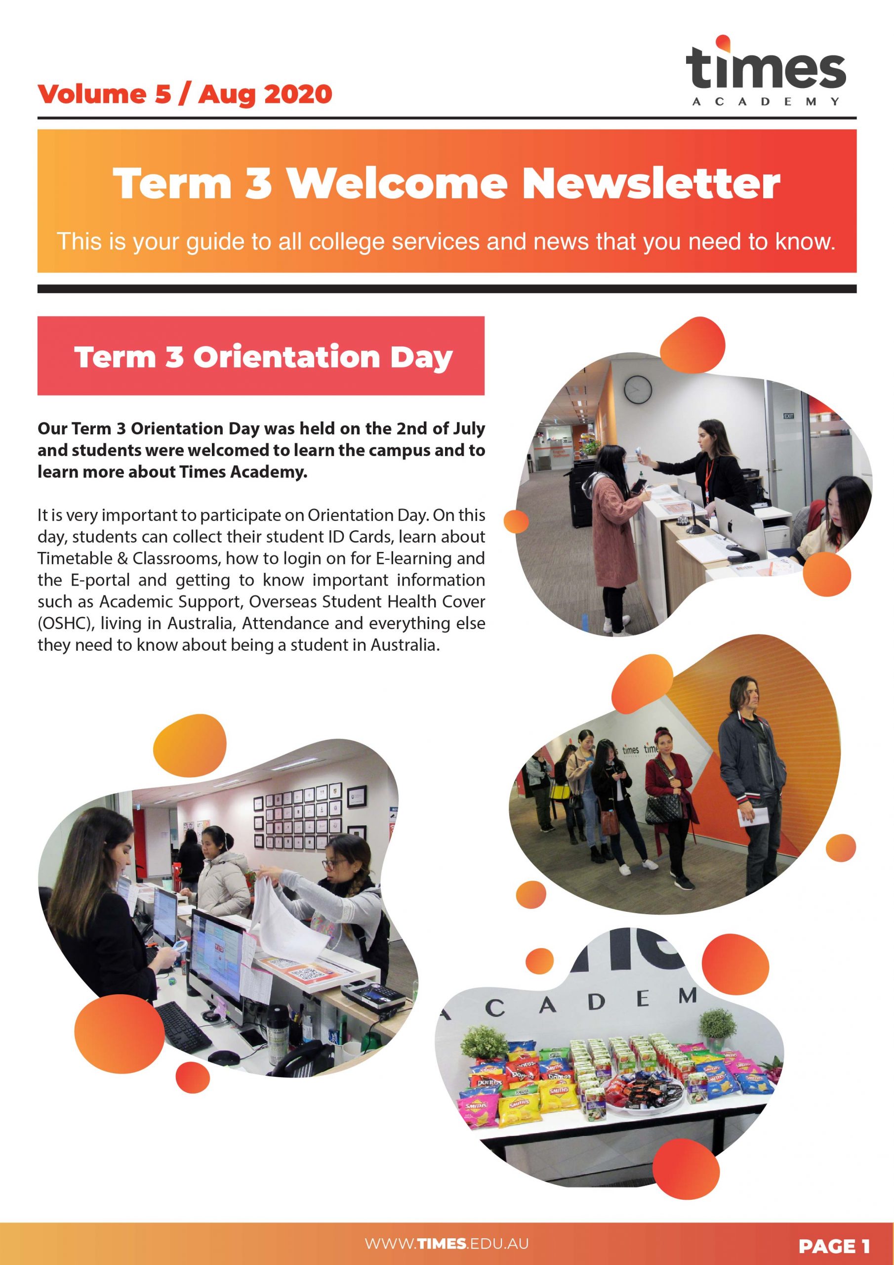 Newsletter T3 August 2020 - Times Academy