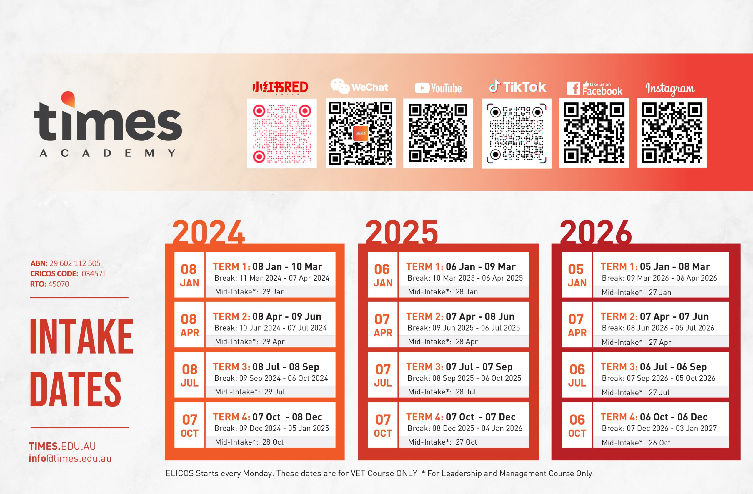 Welcome to Times Academy - English And VET Courses